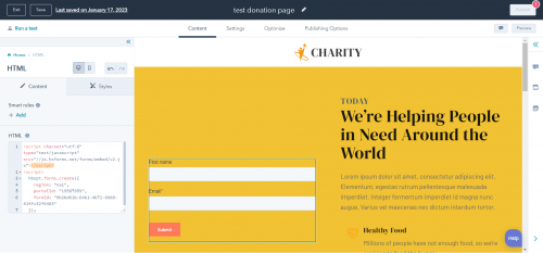 How to Create Donation Page with HubSpot CMS?