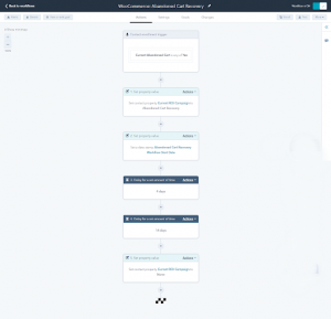 Trigger Automated Abandoned Cart Workflow In HubSpot | MakeWebBetter