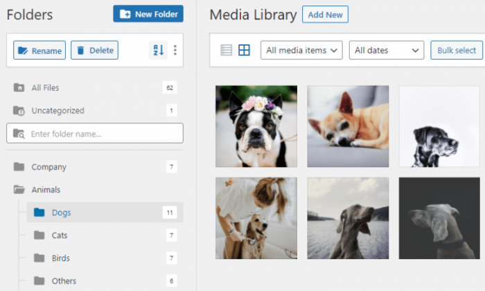 How To Organize Files In WordPress Media Library? | MakeWebBetter