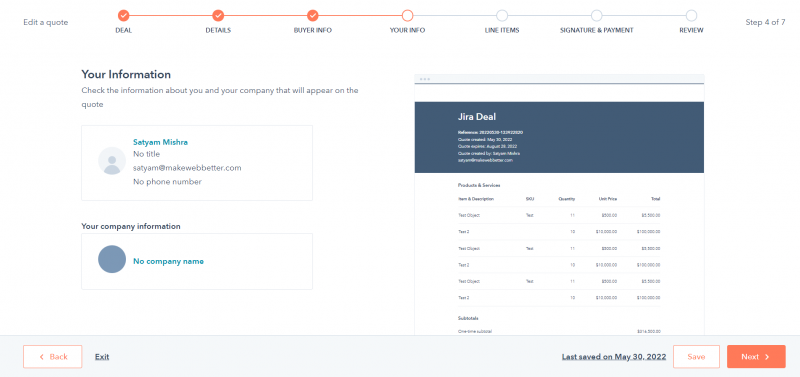 A Simple Guide on Custom Quotes in HubSpot | MakeWebBetter